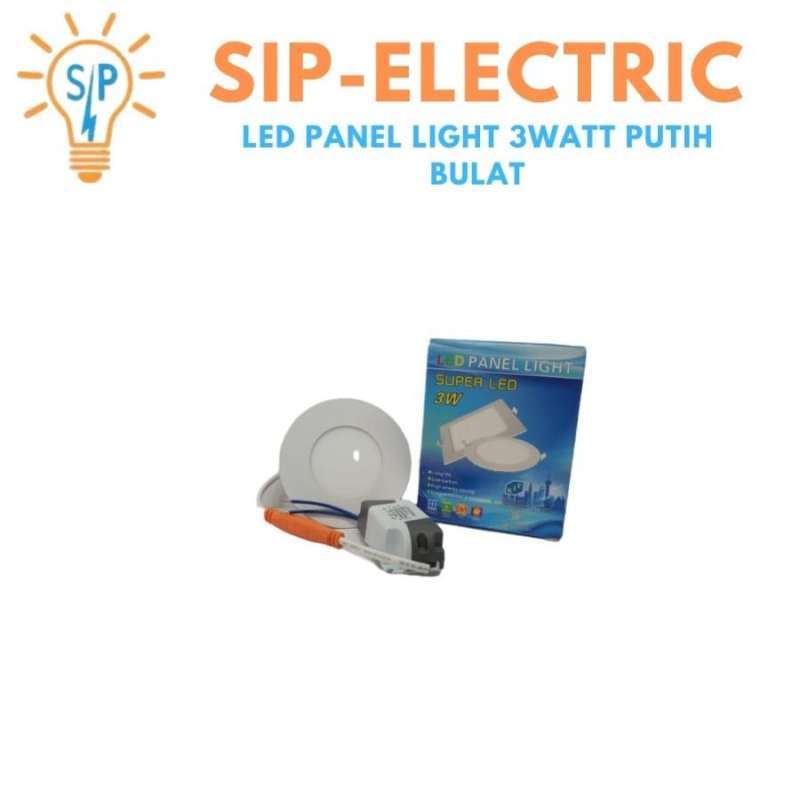 Jual LED PANEL LIGHT 3WATT PUTIH BULAT di Seller SIP_ELECTRIC ...