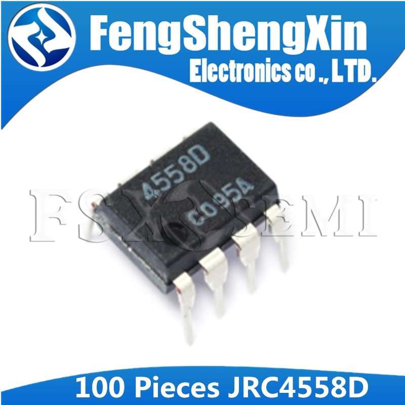 Promo 100pcs Jrc4558D Dip-8 Njm4558D 4558d Dip Dual Operational Amplifier Ic FREE ONGKIR Diskon ...