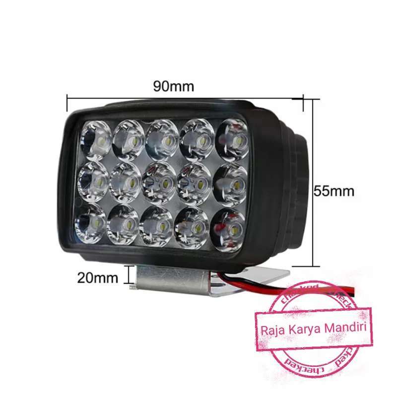 Jual Lampu Led Laser Gun Bar Tembak Sorot Cree Motor Mobil 15 Titik ...