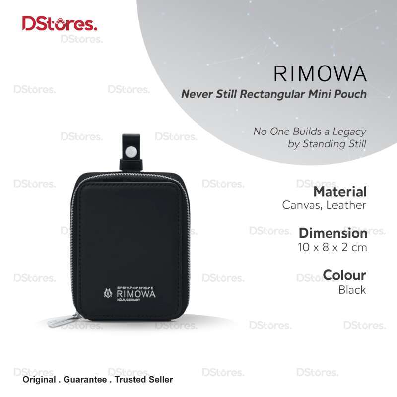 Jual Rimowa Never Still Rectangular Mini Pouch - Black di Seller ...