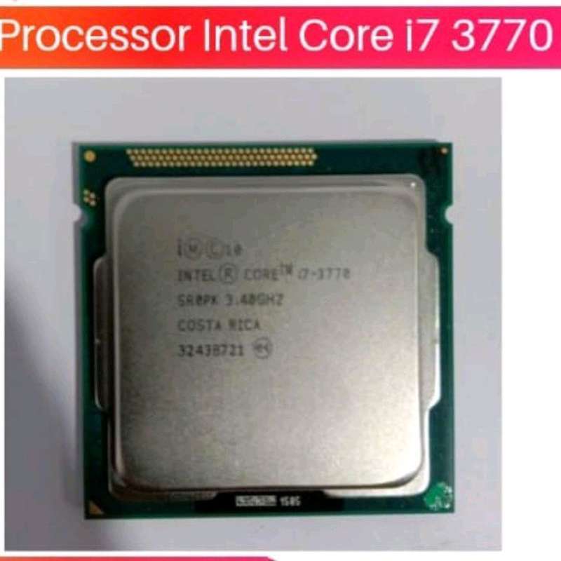 Jual Processor Intel Core I7 3770 Socket Lga 1155 Garansi 1 Tahun + Fan ...