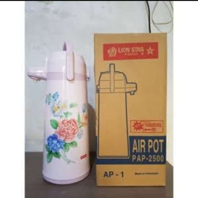 Jual TERMOS AIR PANAS 2.5 LITER LION STAR PAP 2500 AP-1 / AIR POT POMPA di Seller Siennaa Shop ...