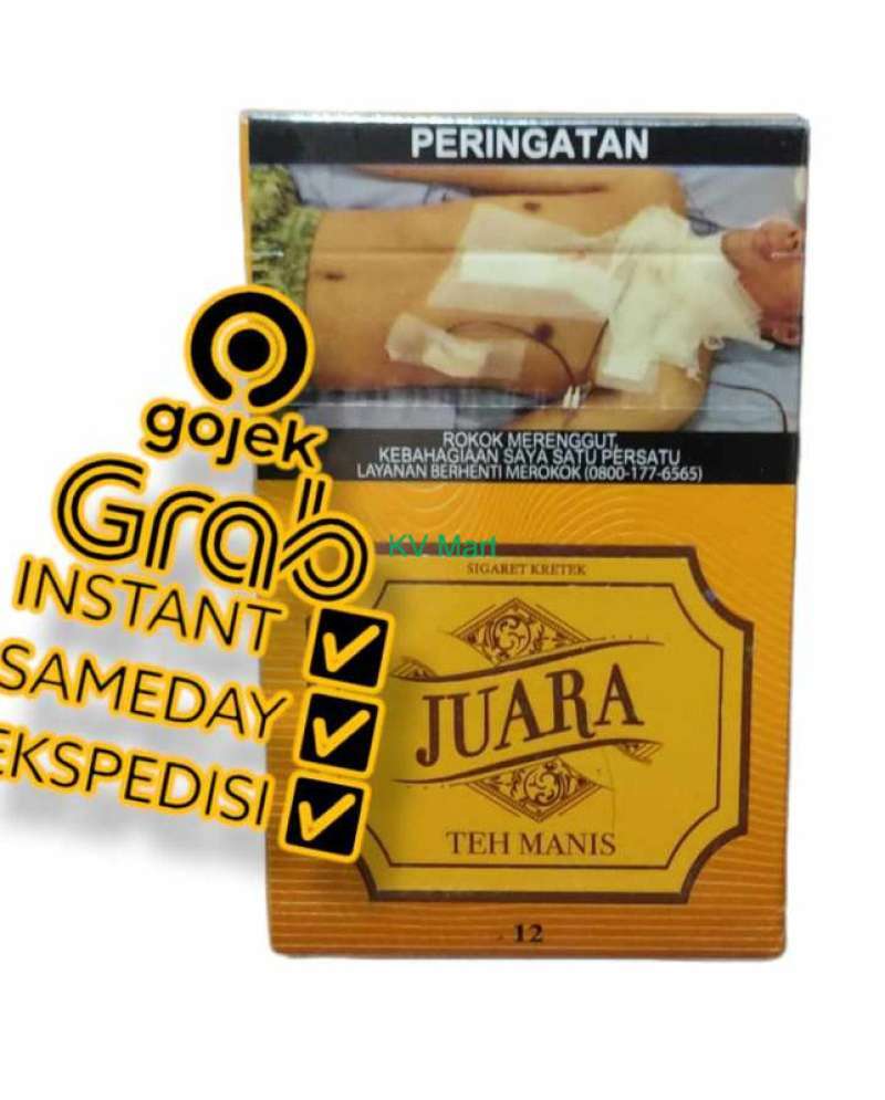Promo Rokok JUARA TEH MANIS KRETEK SIGARET KRETEK 12 | TANPA MINIMAL ...
