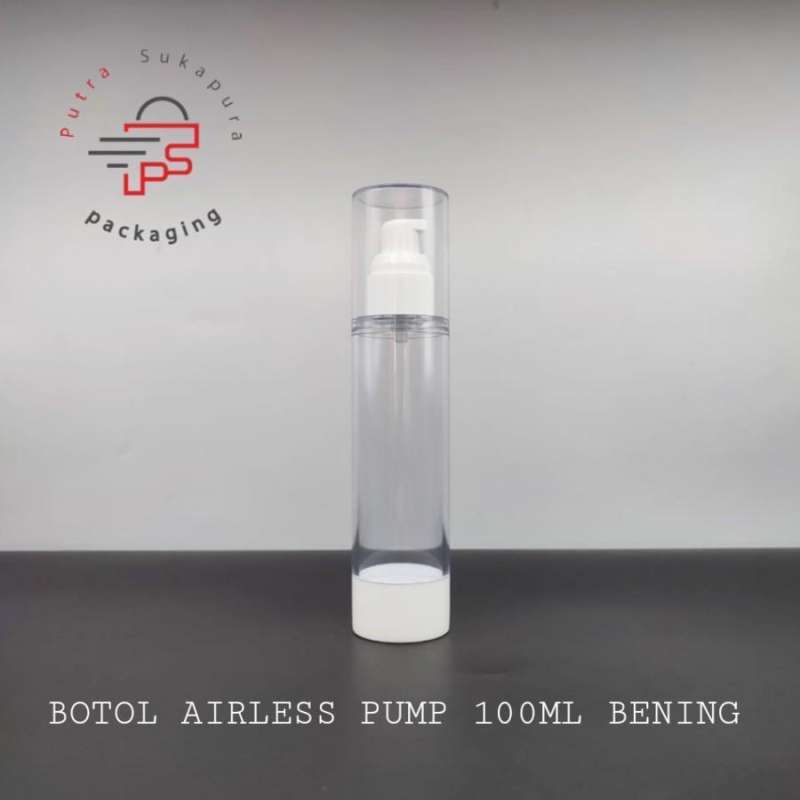 Jual Botol Airless Pump 100ml Bening Acrylic Import Di Seller Putra ...