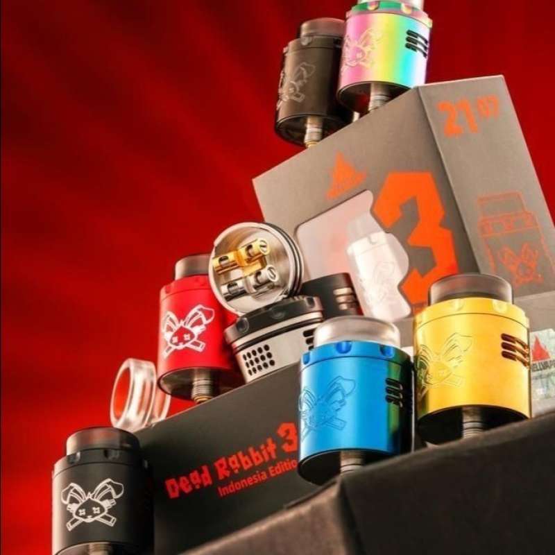 Jual Hellvape Dead Rabbit V3 Rda 24mm 100% Authentic Dead Rabbit 3 Rda ...