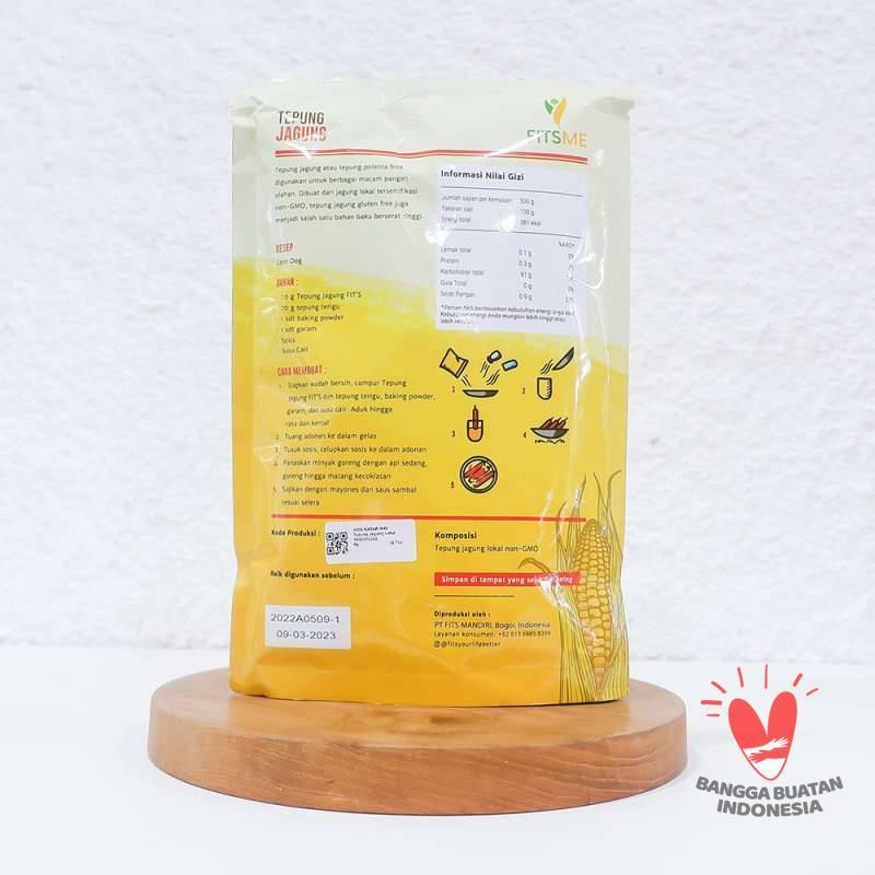 Jual 500g Halus M80 Tepung Jagung Lokal Non Gmo Polenta Corn Flour ...