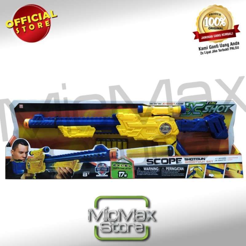 Jual Zuru Xshot X Shot Scope ShotGun Shootout Set Blaster Original di ...