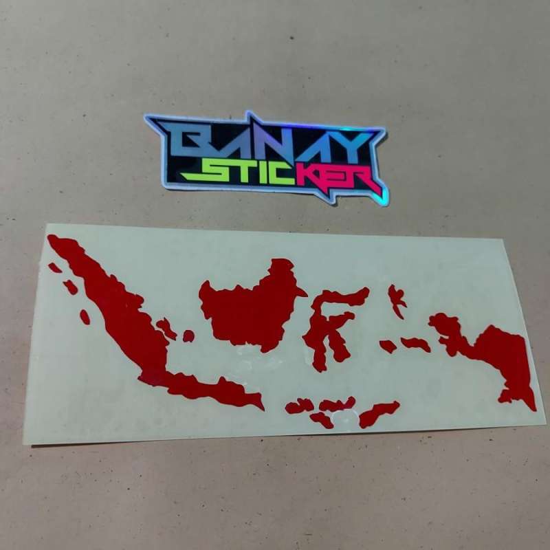 Jual STICKER PETA INDONESIA CUTTING di Seller Banay Sticker - Cipayung ...