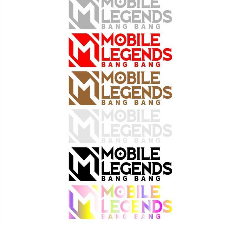 Jual STICKER MOBILE LEGENDS BANG BANG CUTTING - Merah di Seller Banay ...