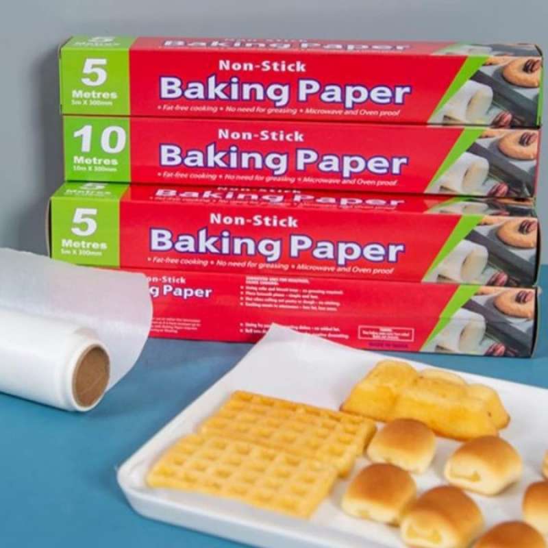 Promo Baking paper roll kertas roti alas roti kertas baking Diskon 37% ...