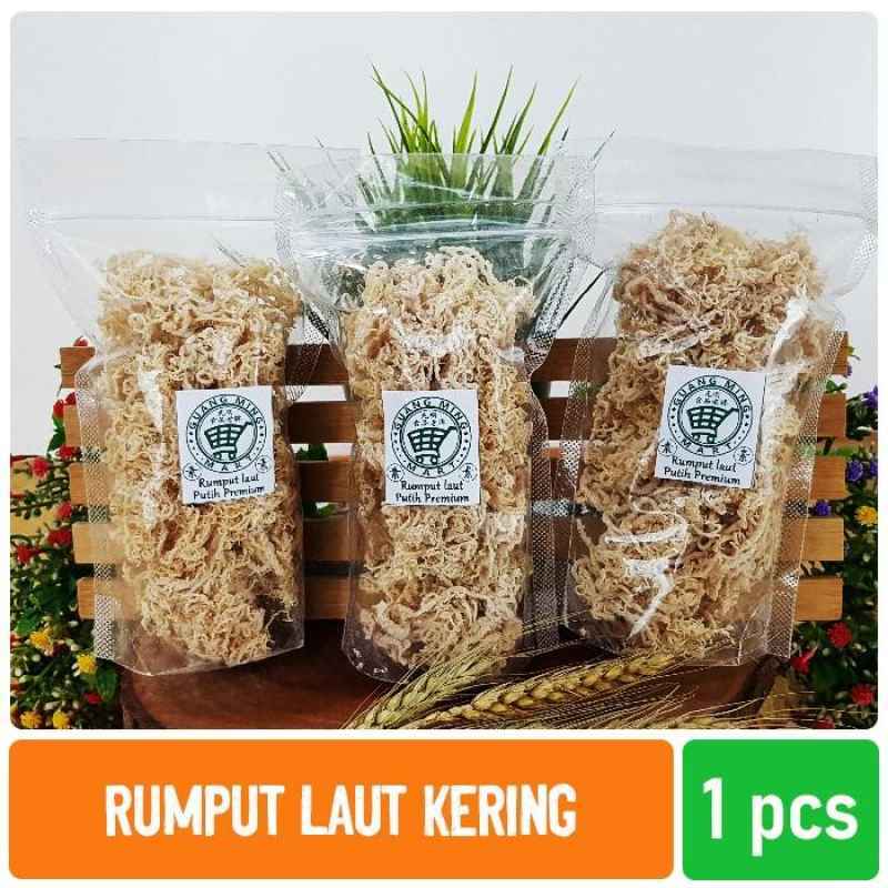 Jual Rumput Laut Kering 100gr / Rumput Laut Putih Kering Premium ...