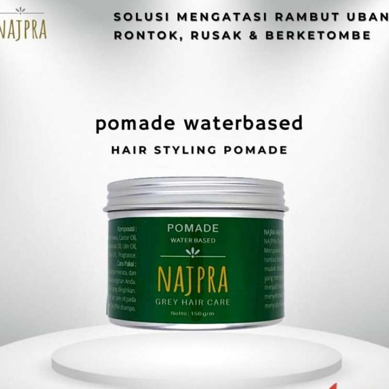 Jual Minyak Rambut Pria Biar Lemes Dan Lurus Najpra Pomade Waterbased ...