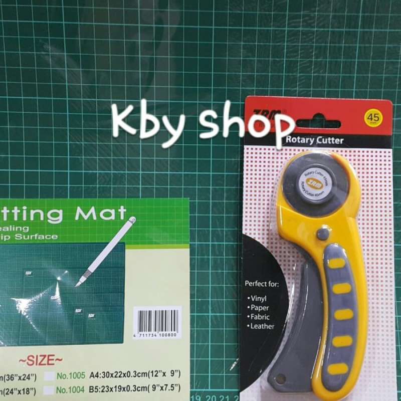 Jual PAKET CUTTING MAT A2 + ROTARY CUTTER di Seller Ashlynn Shop ...