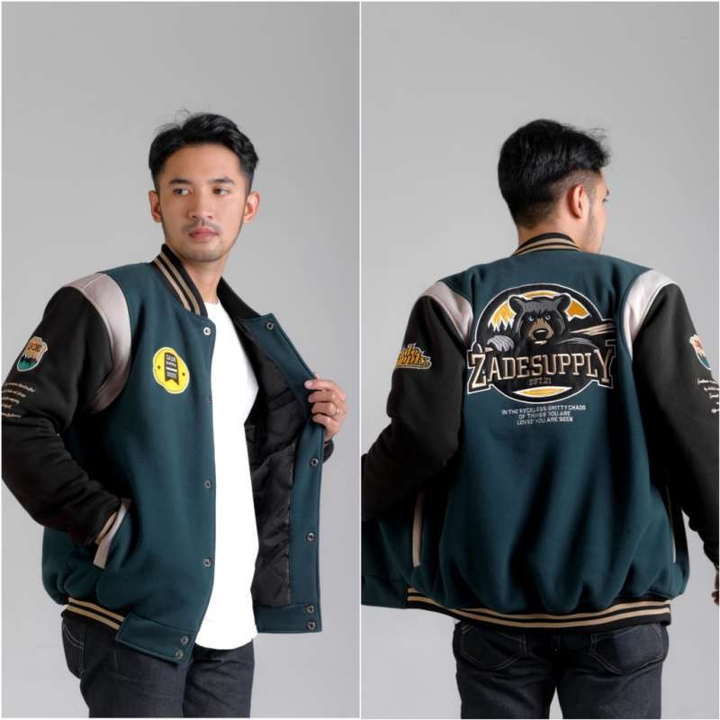 Promo JAKET VARSITY - JACKET VARSITY PRIA - JAKET PRIA VARSITY - JAKET ...