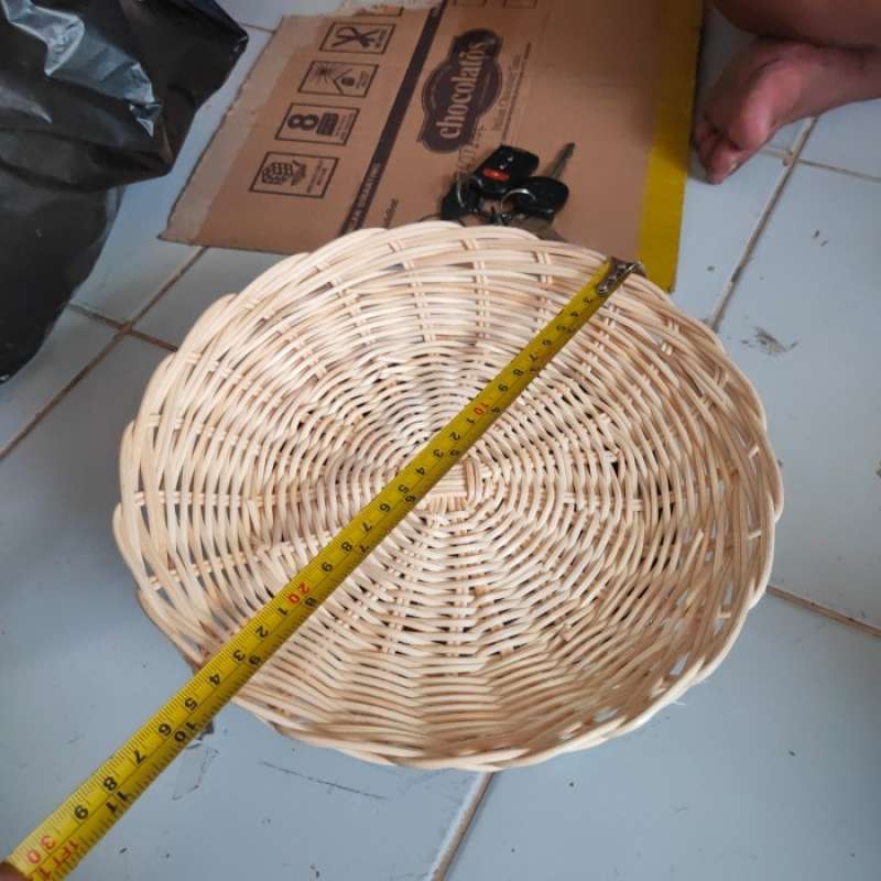 Promo Piring Rotan 24cm Piring Anyaman Diskon 44% Di Seller Odettee ...