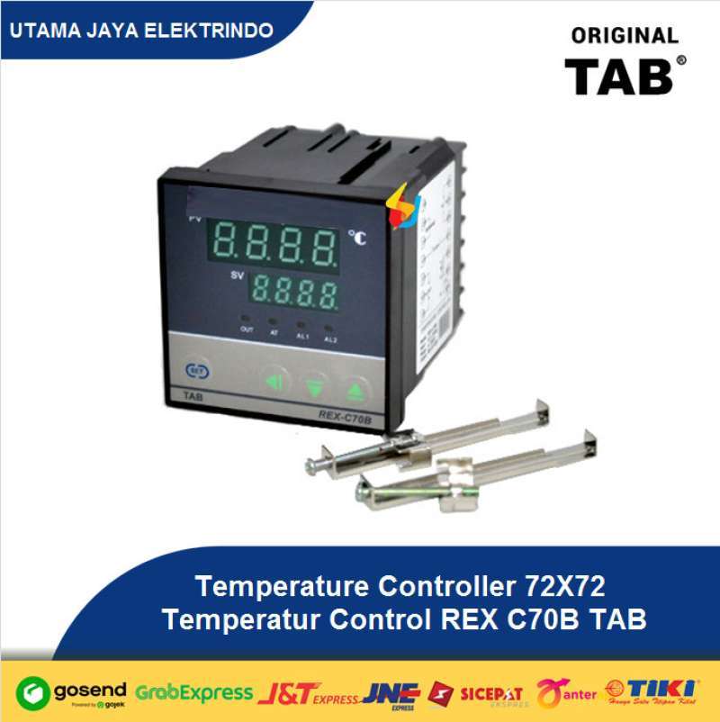 Promo Temperature Controller / Temperatur Control REX C70B 72X72 TAB ...