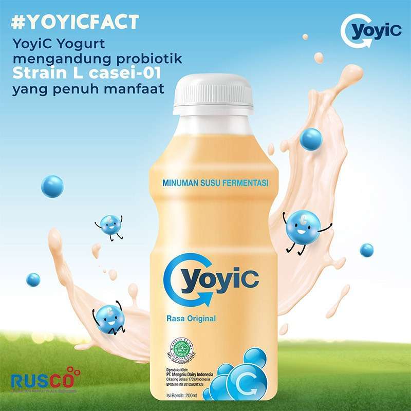 Jual Yoyic Fermented milk Original 130ml 1 Katon Isi 12 Pcs di Seller ...