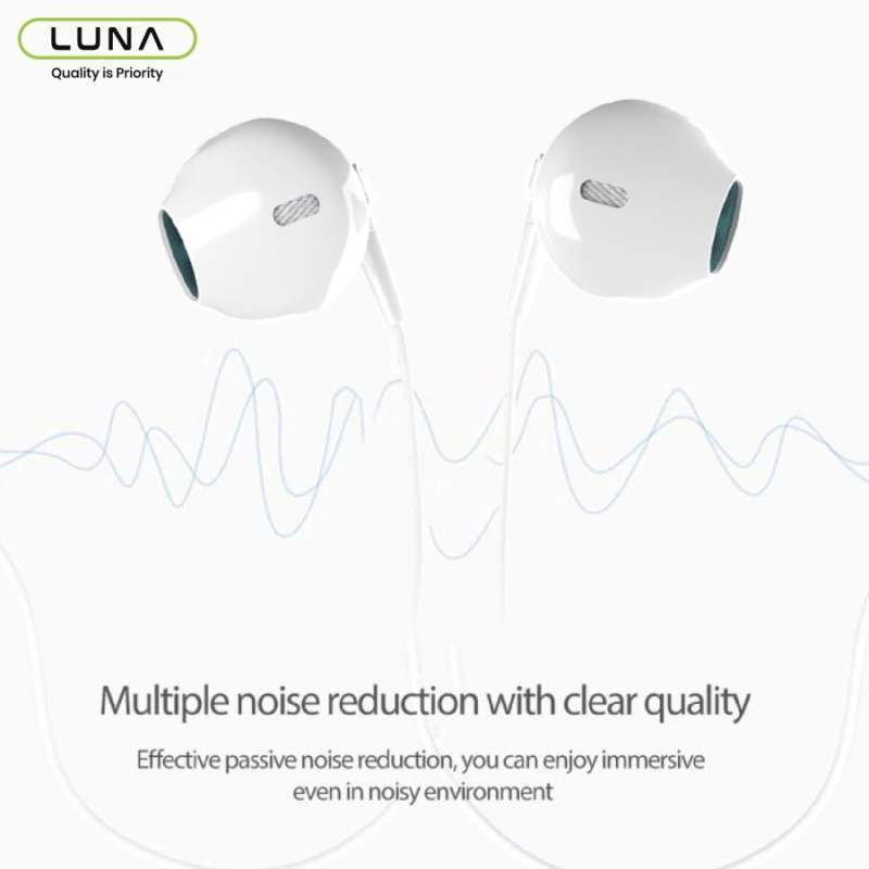 Jual Headset Earphone Luna E195 In-ear 3d Stereo Sound Super Bass ...