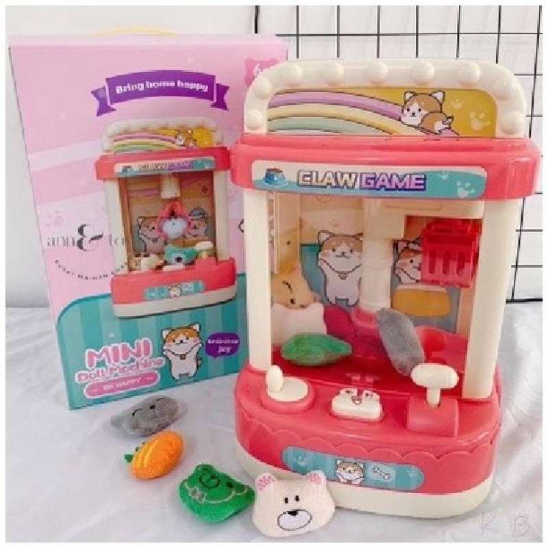 Jual Mesin Pencapit Boneka Mini Capit Game Machine Murah Ada Musik di ...