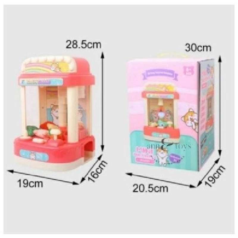 Jual Mesin Pencapit Boneka Mini Capit Game Machine Murah Ada Musik di ...