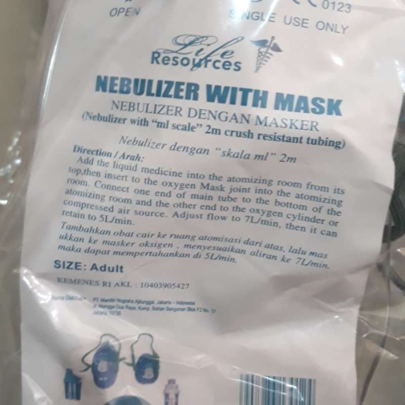 Promo Oxygen mask Non- Rebreting./Masker Oxygen Dewasa./ NRM merek ...