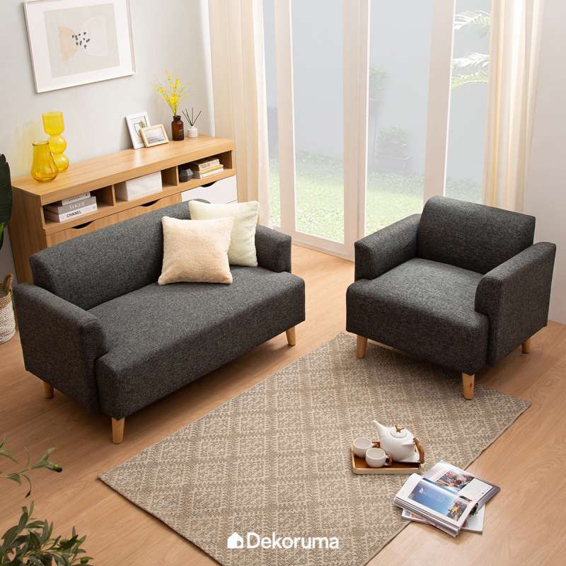 Jual Dekoruma Aiko Sofa Tamu Minimalis 1 Dudukan | Single Sofa Di ...
