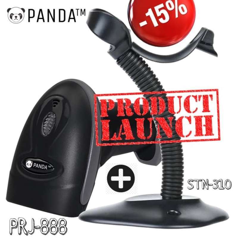 Promo 2D Barcode Scanner E-Faktur Panda Prj-888A Auto+Stand(Qr Code ...