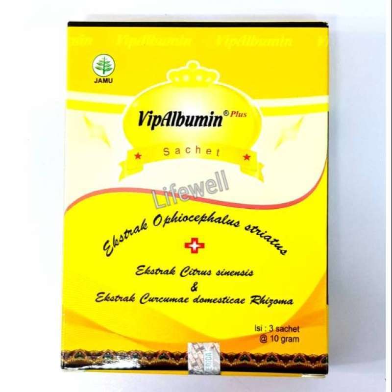Promo Vip Albumin Plus Sachet Original Diskon 10% Di Seller ...
