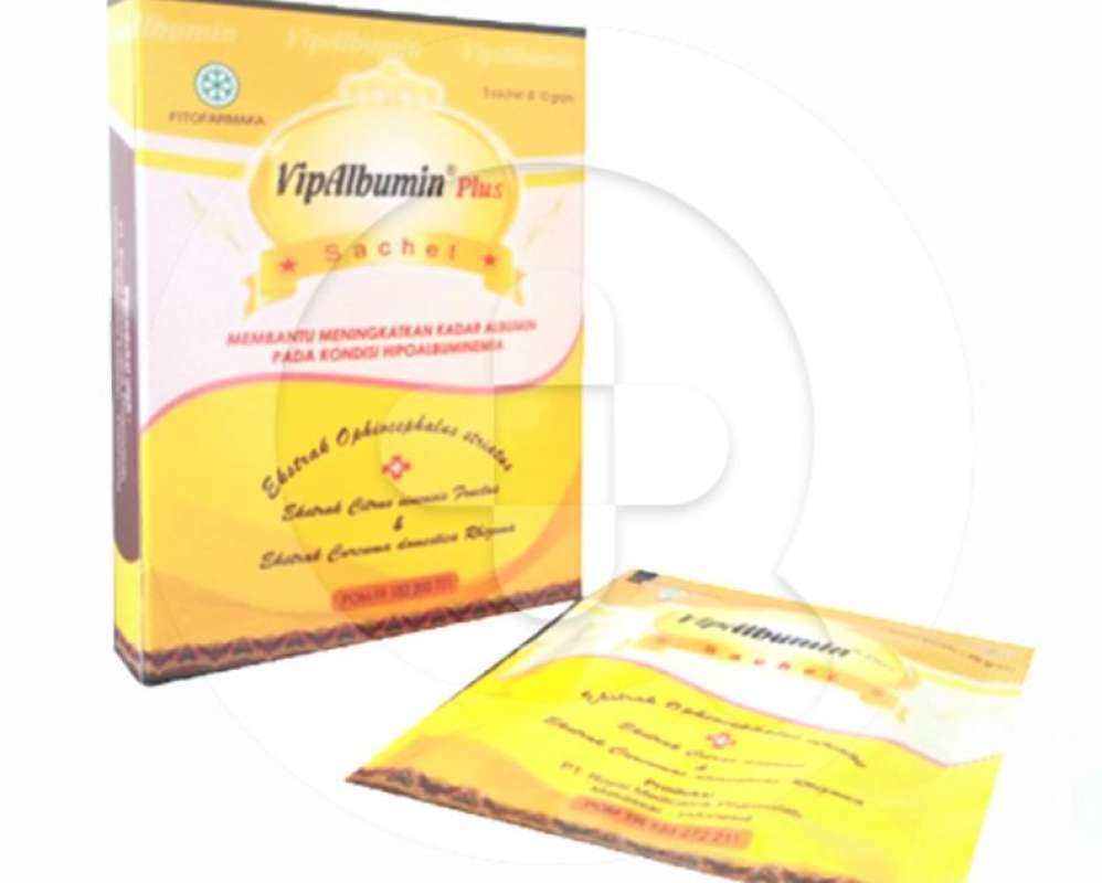 Promo Vip Albumin Plus Sachet Original Diskon 10% Di Seller ...