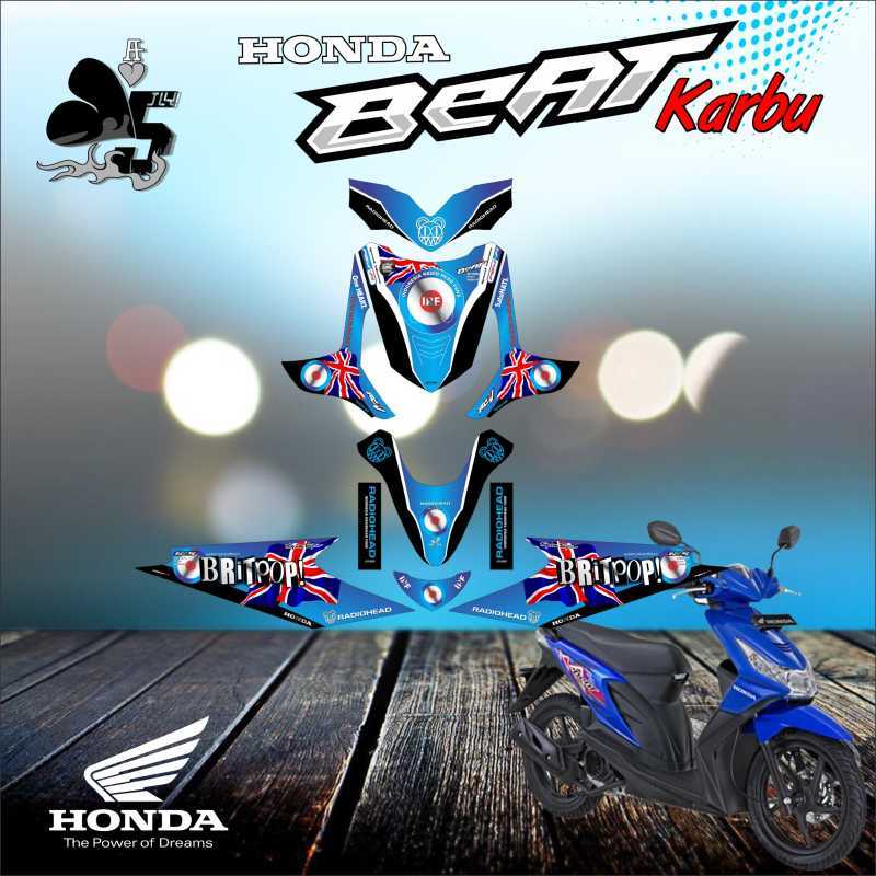 Jual STICKER DECAL HONDA BEAT KARBU FULL BODY RADIOHEAD di Seller ...