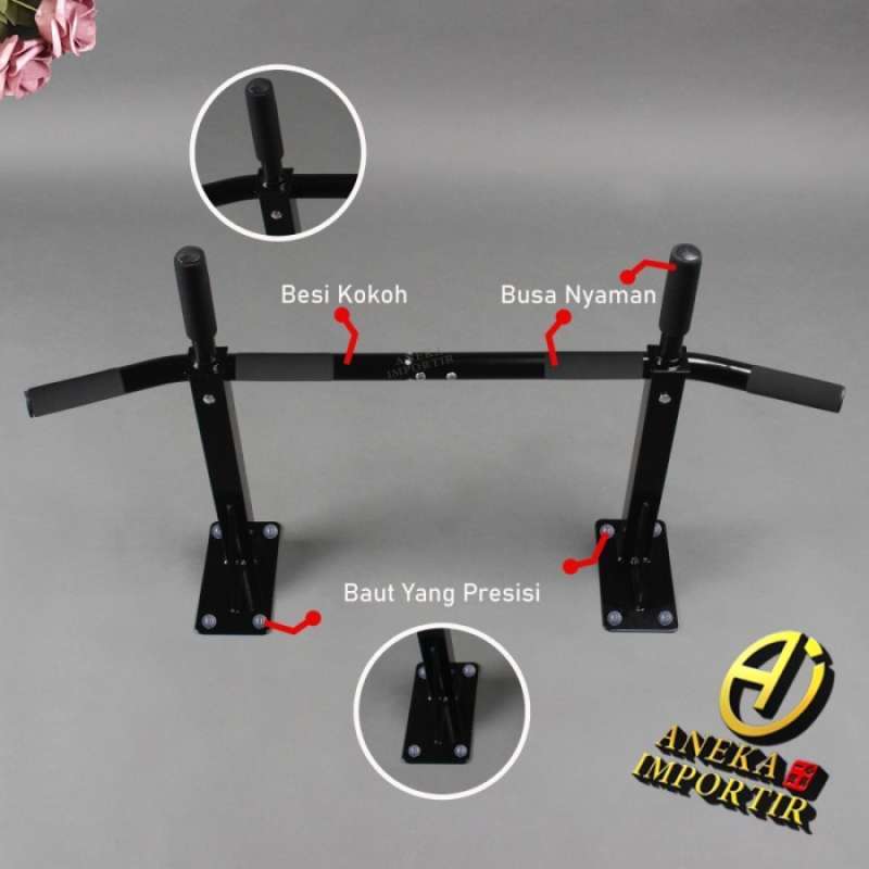 Jual Tiang Pull Up Bar Dinding Alat Pull Up Tembok Dinding Alat Restok ...