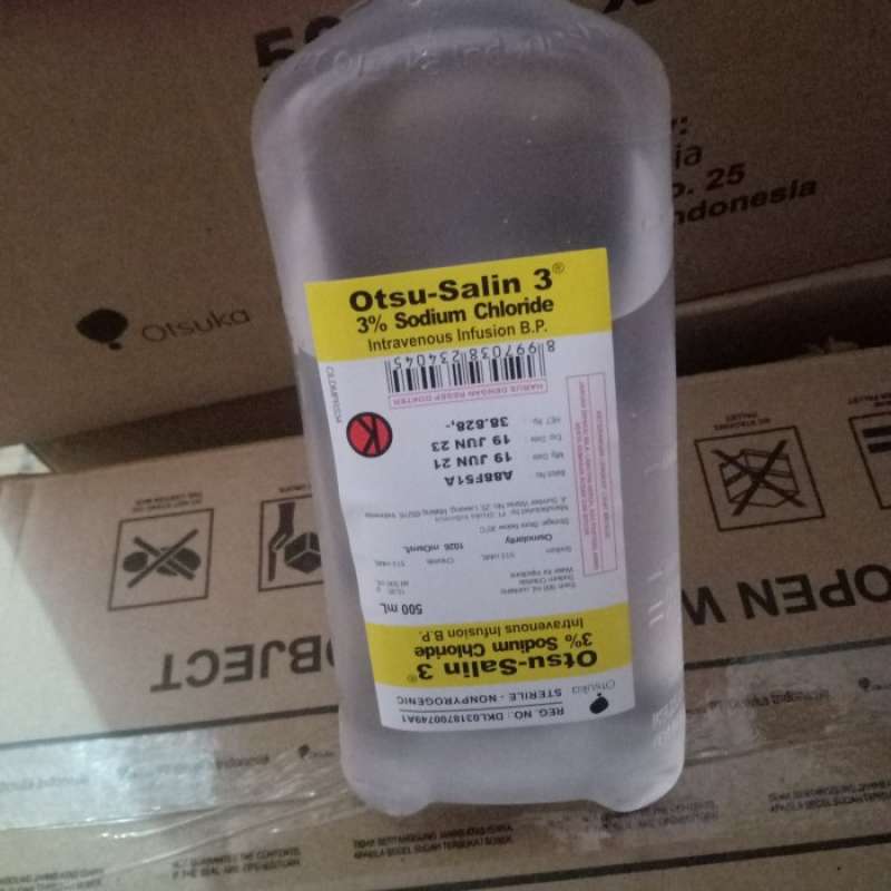 Jual Sodium Chloride 3% - 0tsu Salin Di Seller Laylaa Shop - Wanasari ...