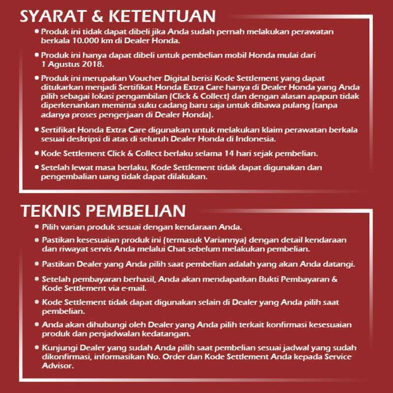 Jual Paket Hemat 1 - All New Honda Br-v (perawatan Berkala Hingga 50. ...