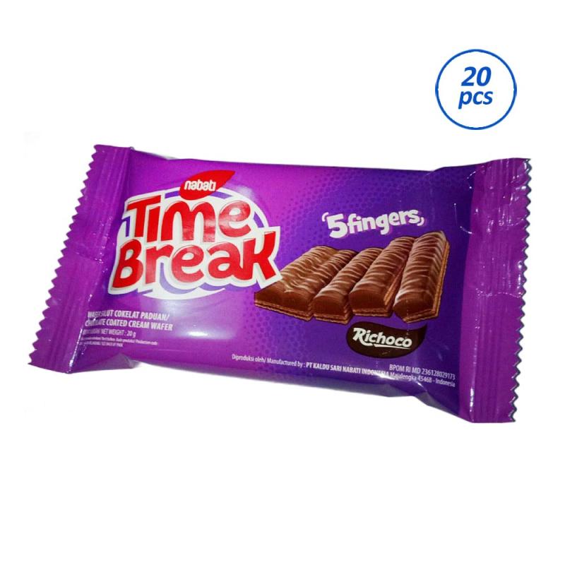 Jual Nabati Time Break Wafer [20 Gram/ 20 Pcs] Di Seller Dede ...