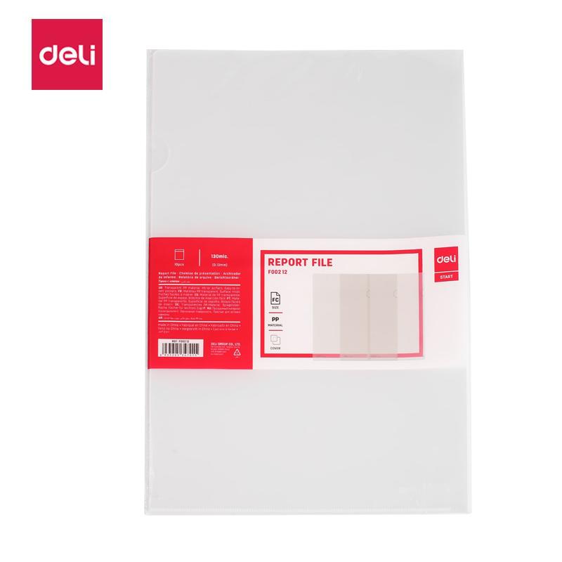 Jual Deli EF00212 High Transparency Report Cover File di Seller Deli ...