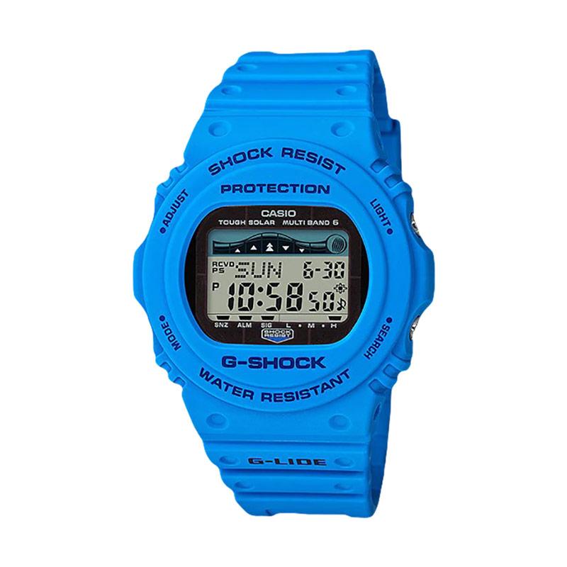 Promo Casio G-Shock GWX-5700CS-2JF Multiband 6 Tough Solar Digital Blue ...