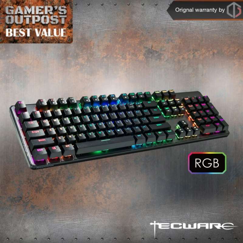 Promo Tecware Gaming Keyboard Phantom 104 Rgb - Brown Switches Diskon ...