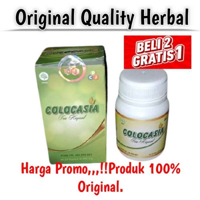 Promo COLOCASIA Tea Capsu Suplemen Obat Nyeri Tulang & Sendi Penambah ...