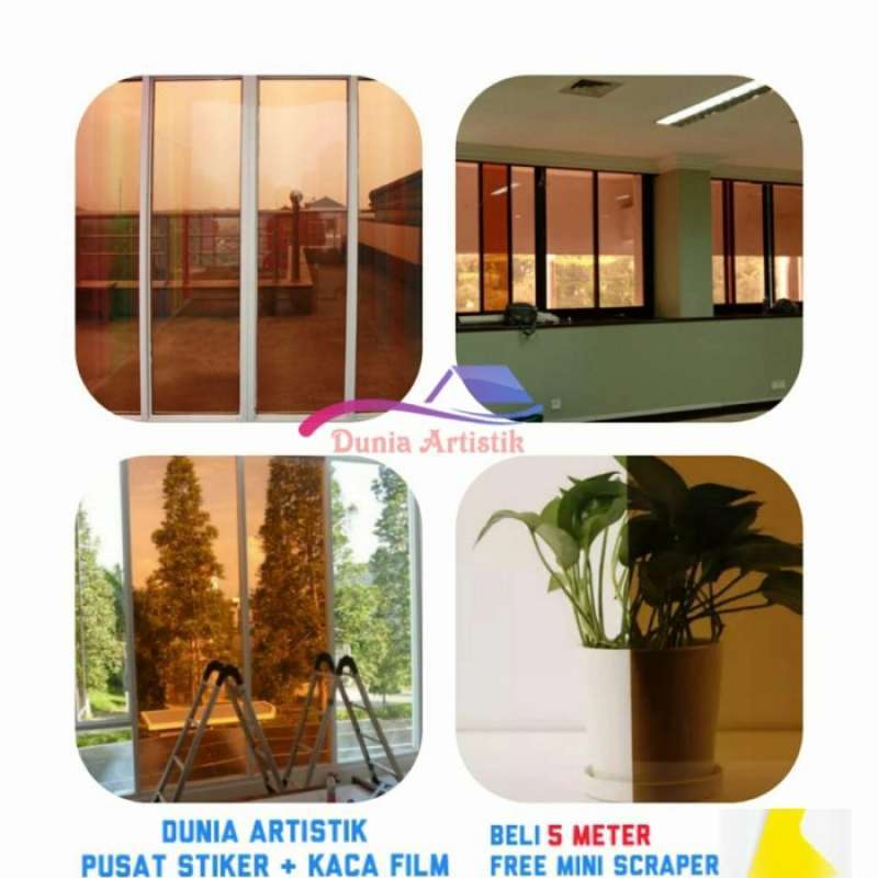 Jual kaca film warna coklat 40% // kaca film brown // di Seller Lilliaa ...