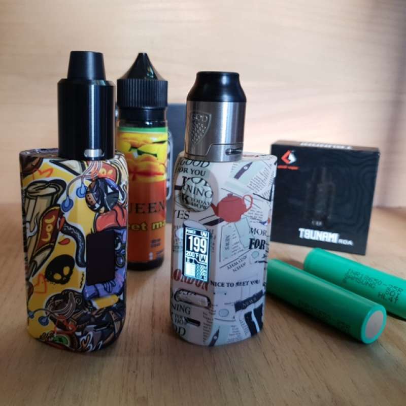 Promo Paket Ngebul Mod Vapor Storm Puma 200 Watt Kit Rda Vape Vaporizer ...