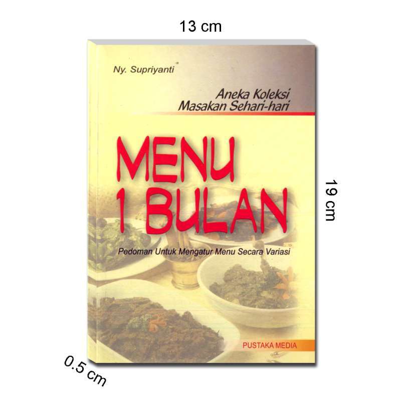 Jual Pustaka Media Aneka Koleksi Masakan - Menu 1 Bulan / Resep Masakan ...