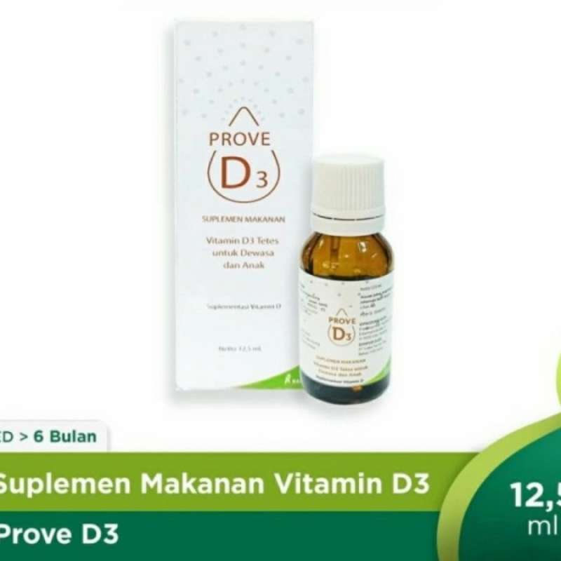 Promo PROVE D 3 TETES / VITAMIN D Prove-D3 400 iu drops Kalbe Diskon 33 ...