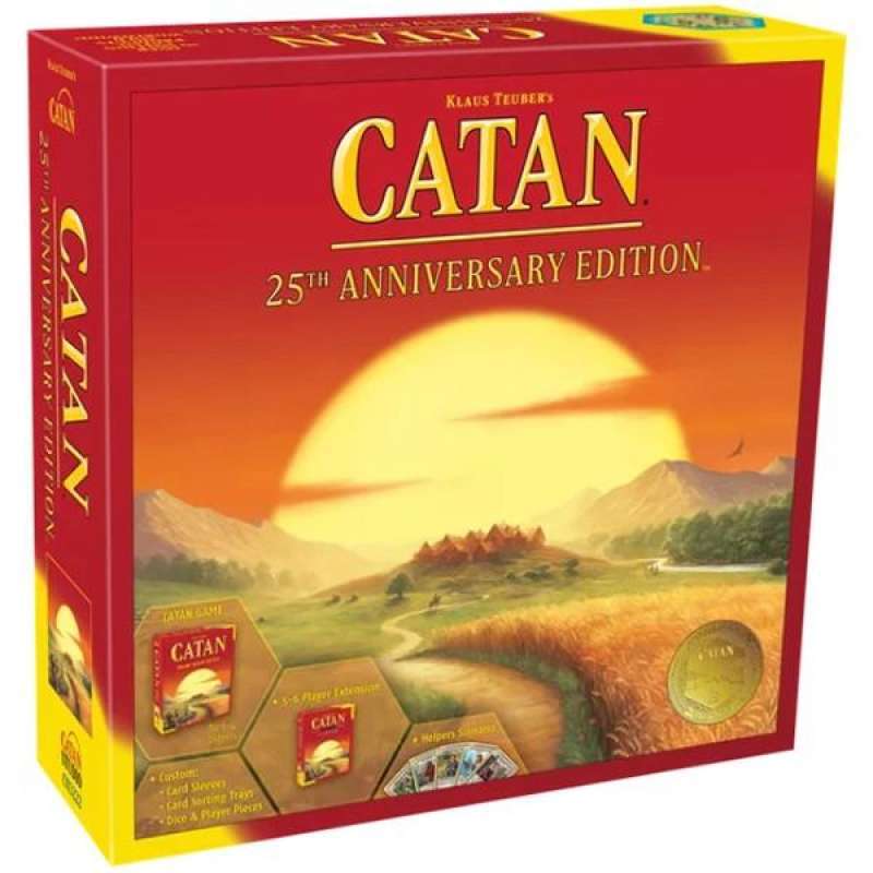 Jual Catan 25th Anniv Edition Boardgame/playing card/ permainan kartu ...