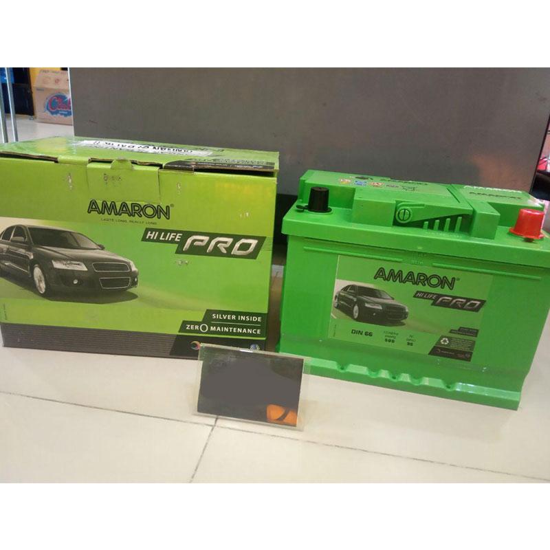 Jual Amaron Hi Life Pron Din 66 Aki Kering Mobil for Toyota Innova Reborn Bensin di Seller ...