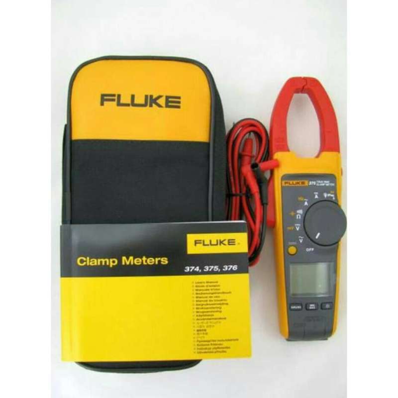 Jual Fluke Tang Ampere Digital - Digital Clamp Meter AC/DC True RMS 375 ...