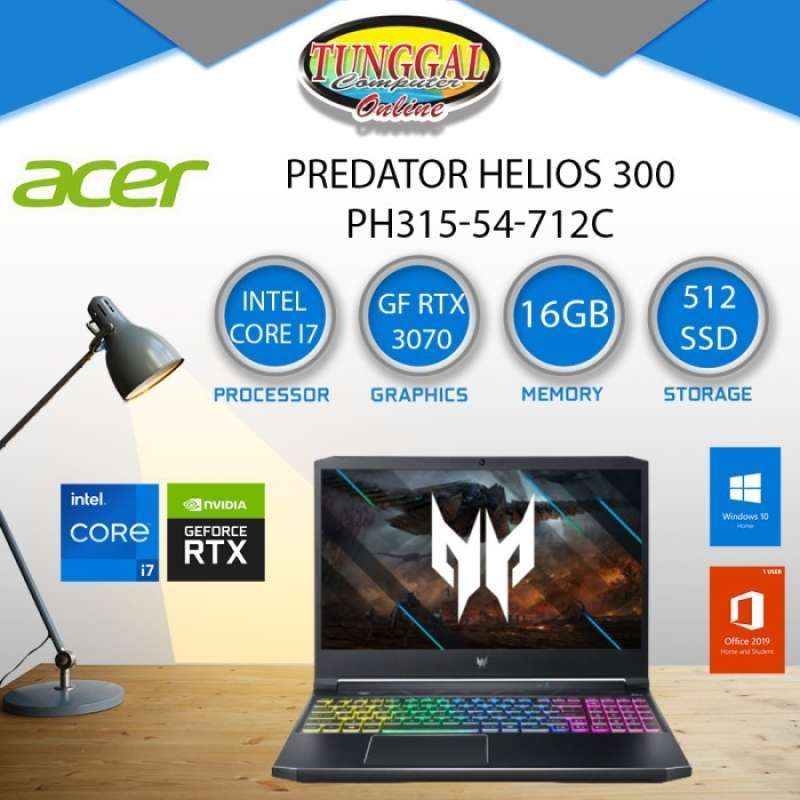 Jual Acer Predator Helios 300 Geforce Rtx™ 3070 - I7 11800h 16g 512g ...