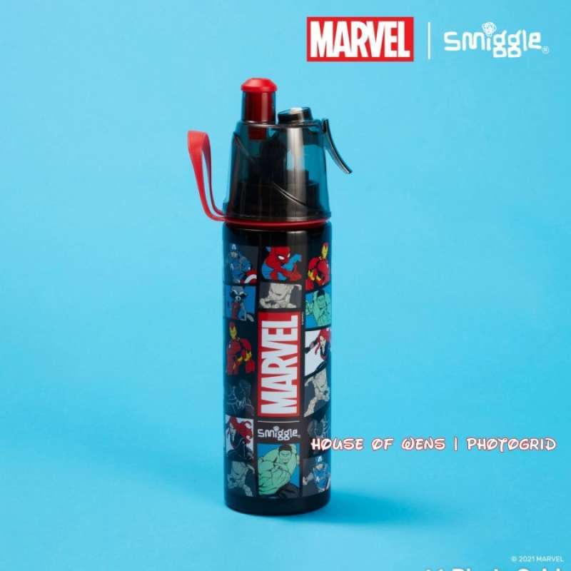 Jual Smiggle Marvel Stainless Steel Sprits Drink Bottle Original di ...