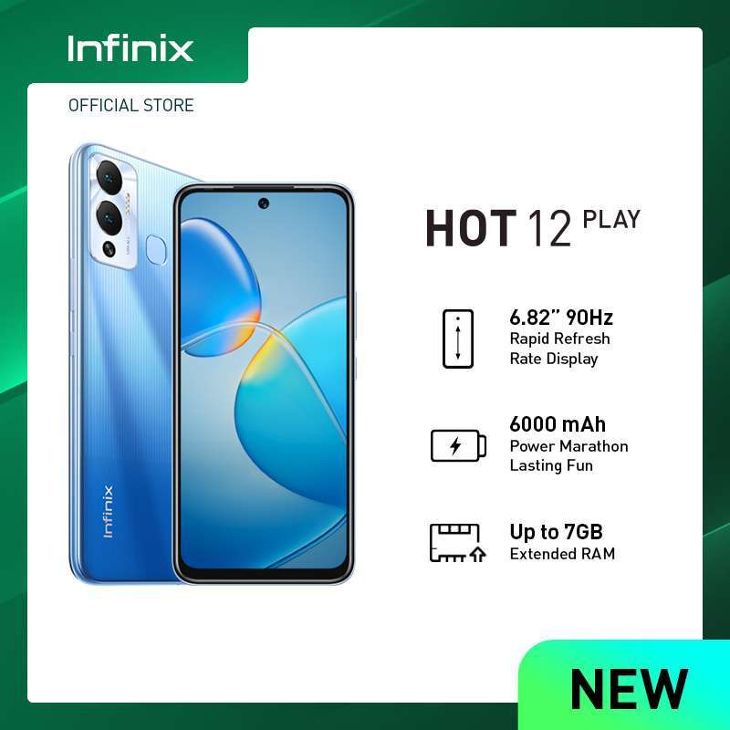 Jual Infinix Hot 12 Play Nfc [4/64gb/d] Di Seller T-fone - Gudang ...