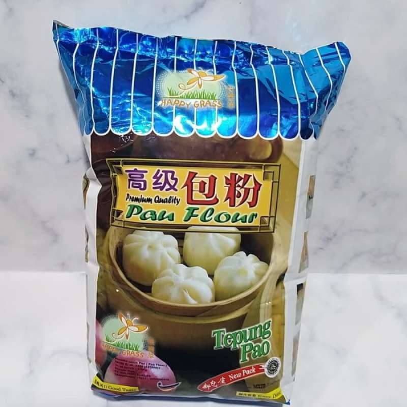 Promo OEM tepung pao / tepung pau / pau flour / happy grass / 1.3kg ...