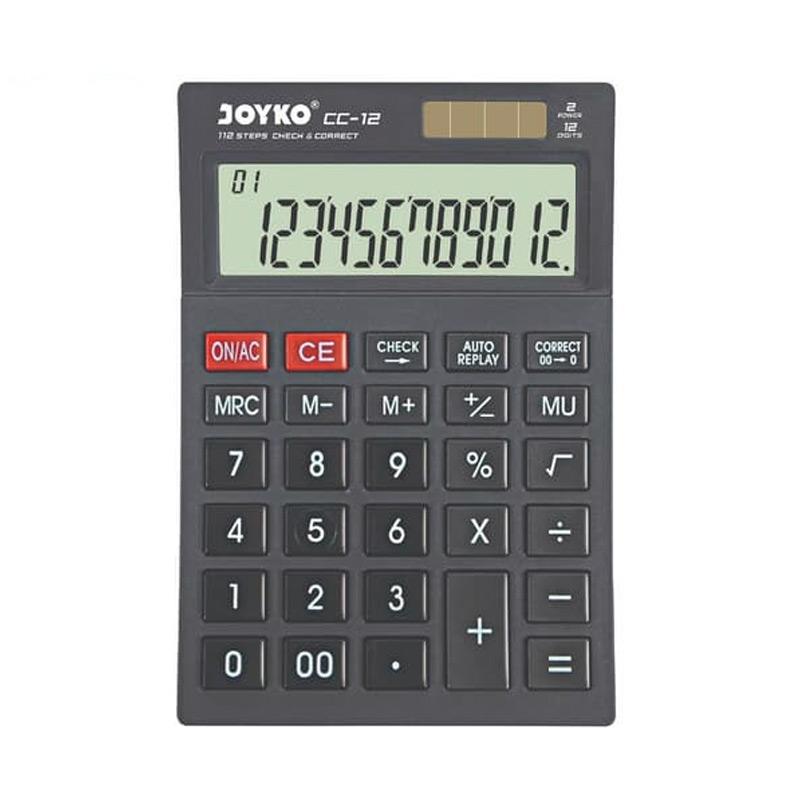 Jual Joyko CC-12 Calculator [12 Digits/ Check Correct] di Seller Toko ...
